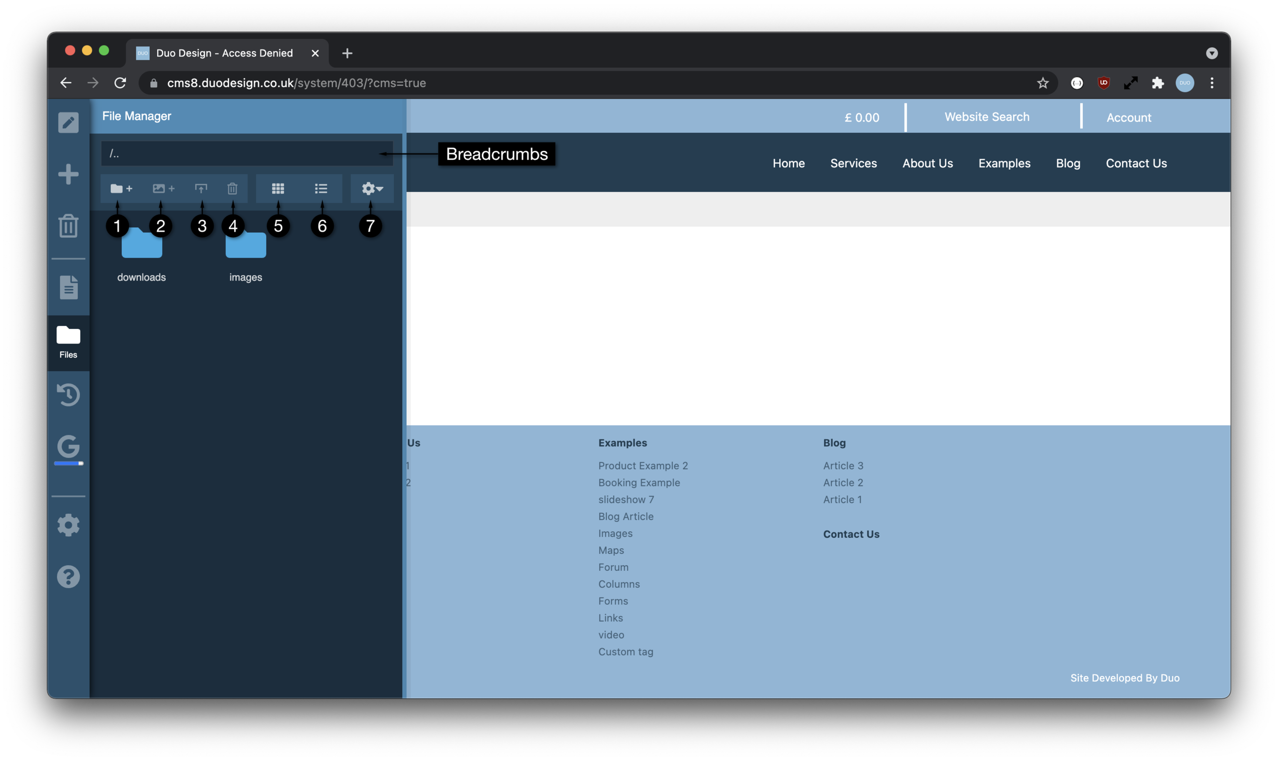 DuoCMS - File Manager